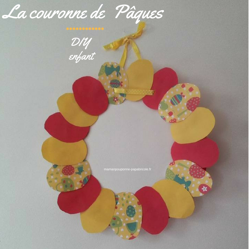 Couronne de Pâques - D.I.Y {création à faire avec les enfants !}